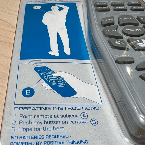 Other | Nwt Control A Man Remote Controller Batchelorette Gag Gift ...